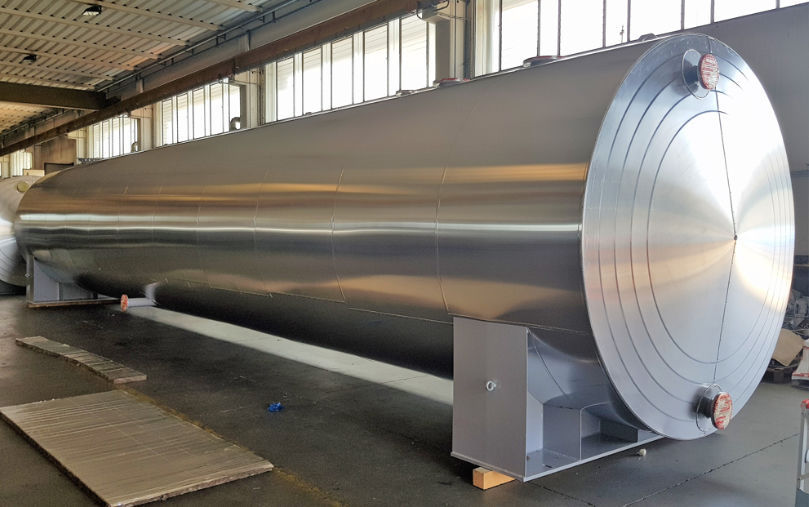 Wassertank - AMA S.P.A. - steif / für Flughafen / Edelstahl