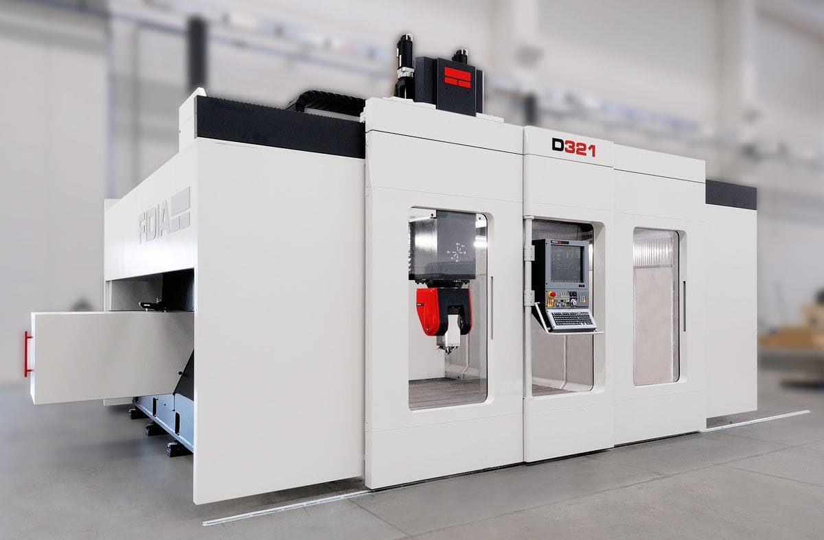 CNC-Fräsmaschine - D321 LINE - FIDIA SPA - vertikal / für die Luftfahrt ...