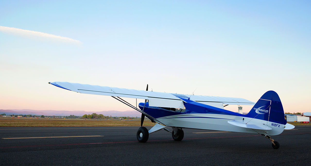 Sportflugzeug / 2 Plätze - Carbon Cub EX-2 - HORUS AERO - einmotorig ...
