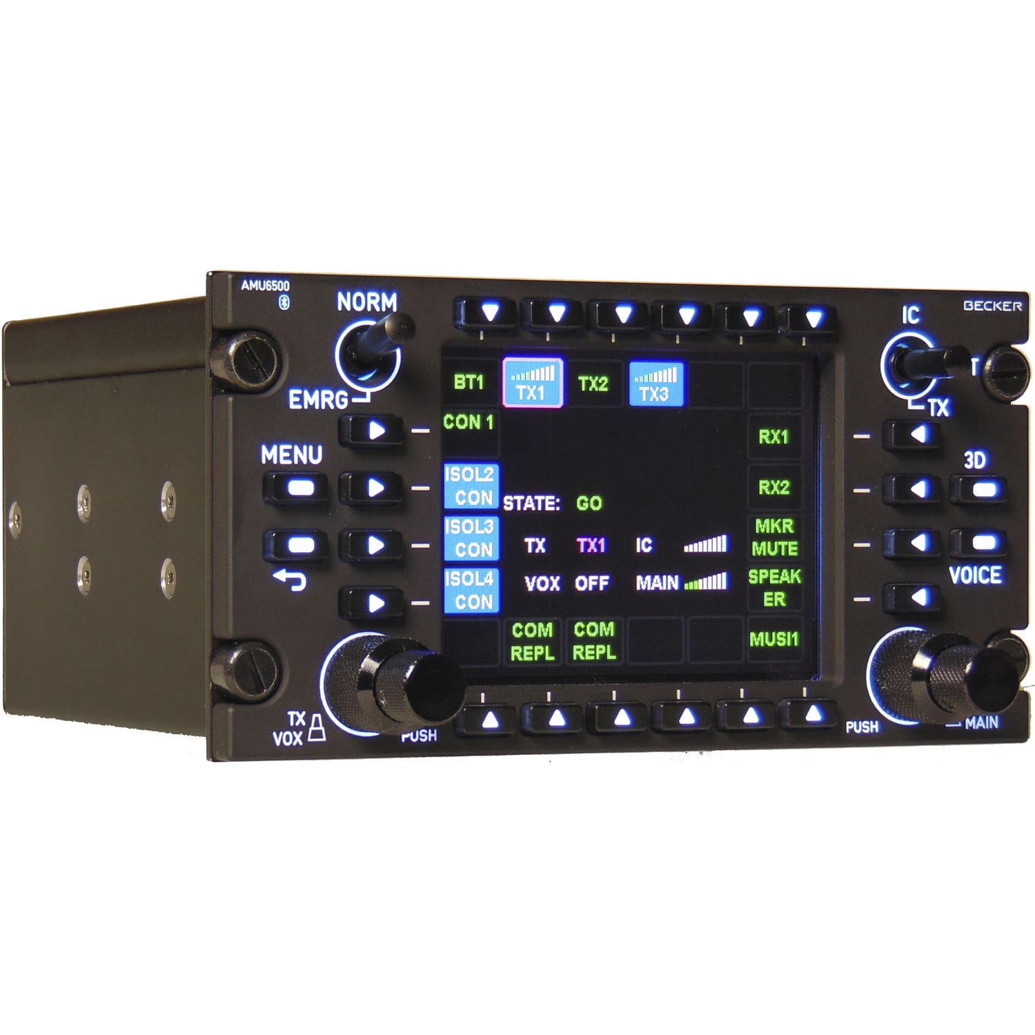 Mit Intercom - AMU6500 - BECKER AVIONICS