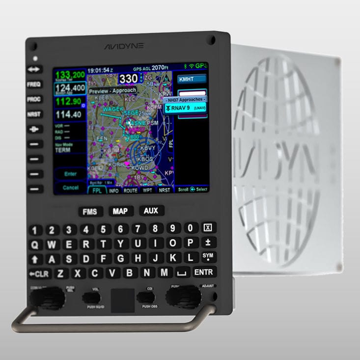 Flight Management System (FMS) für Flugzeug - Helios™ - Avidyne - CDU / mit Touchscreen