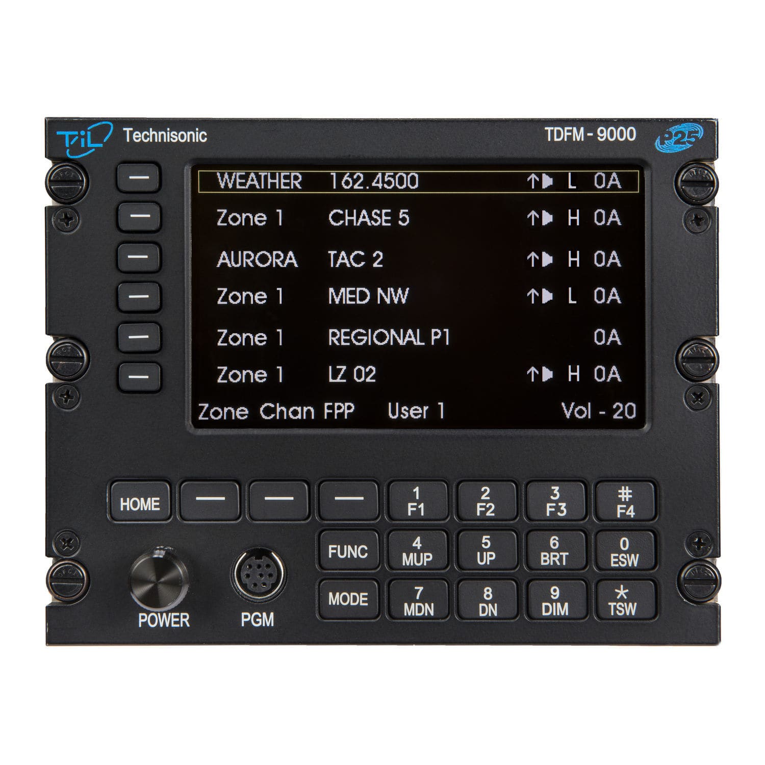 AM-Audiopaneel - TDFM-9000 - Technisonic Industries Ltd. - UHF / VHF ...