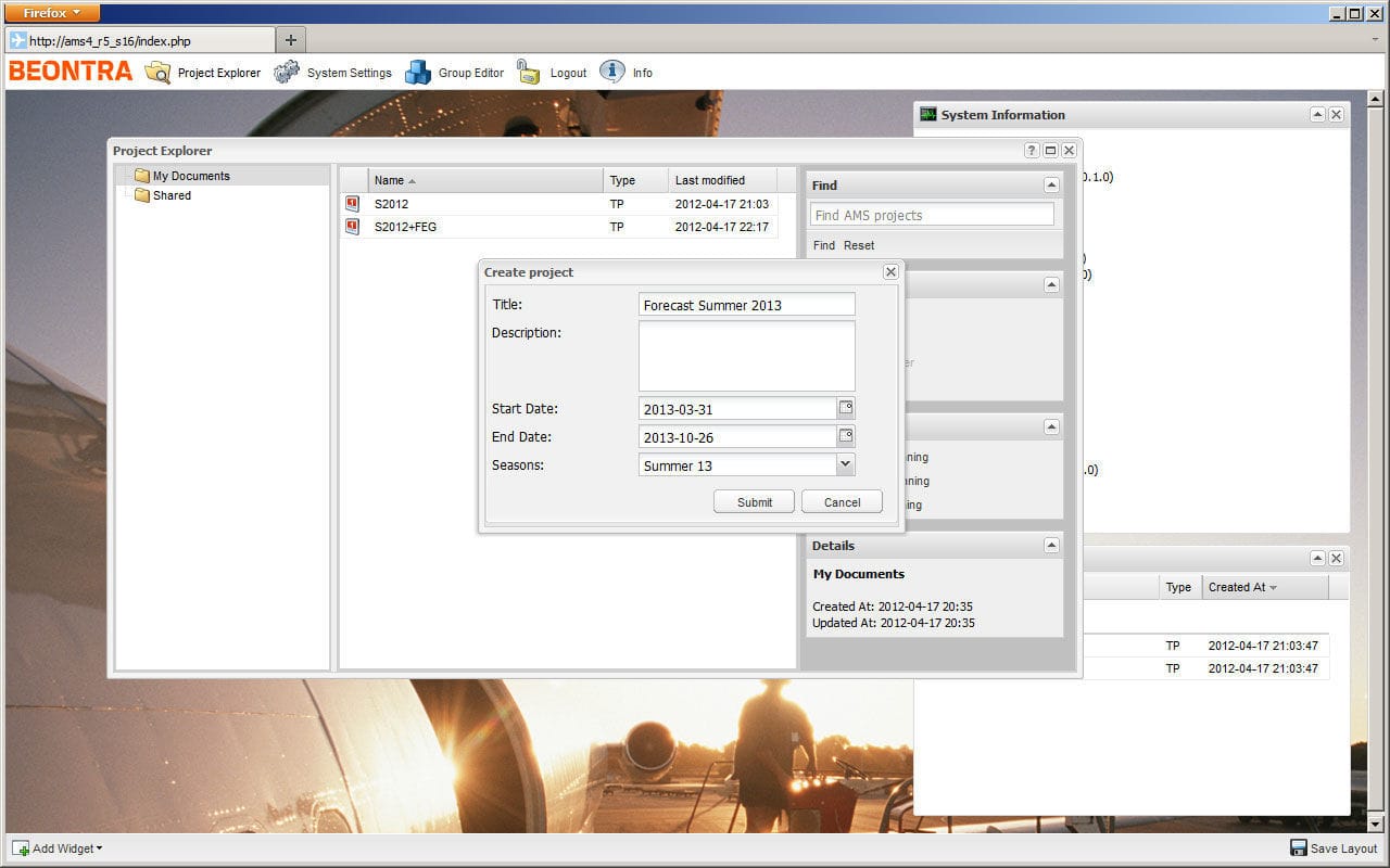 Planungssoftware - B Tactical - BEONTRA - A Leidos Company - für Flughafen