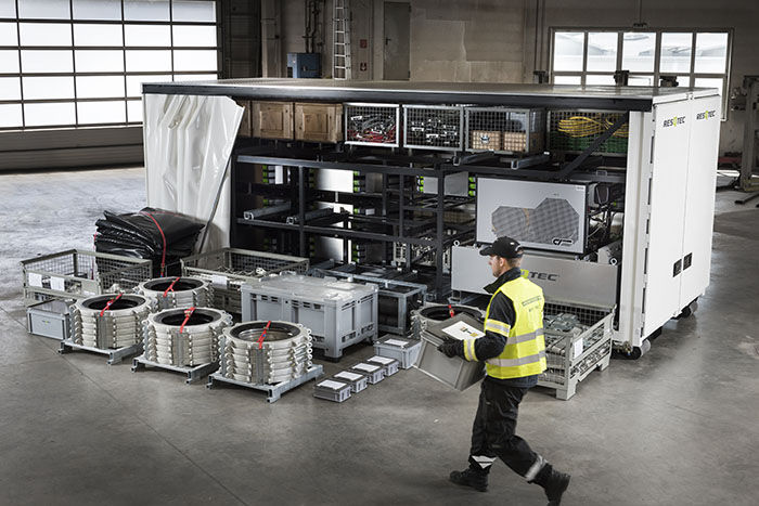 Contenedor para aeropuerto - RORO - RESQTEC