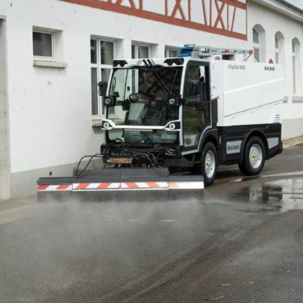 Vehículo de lavado autónomo - CityCat W20 - BUCHER MUNICIPAL - para aeropuerto