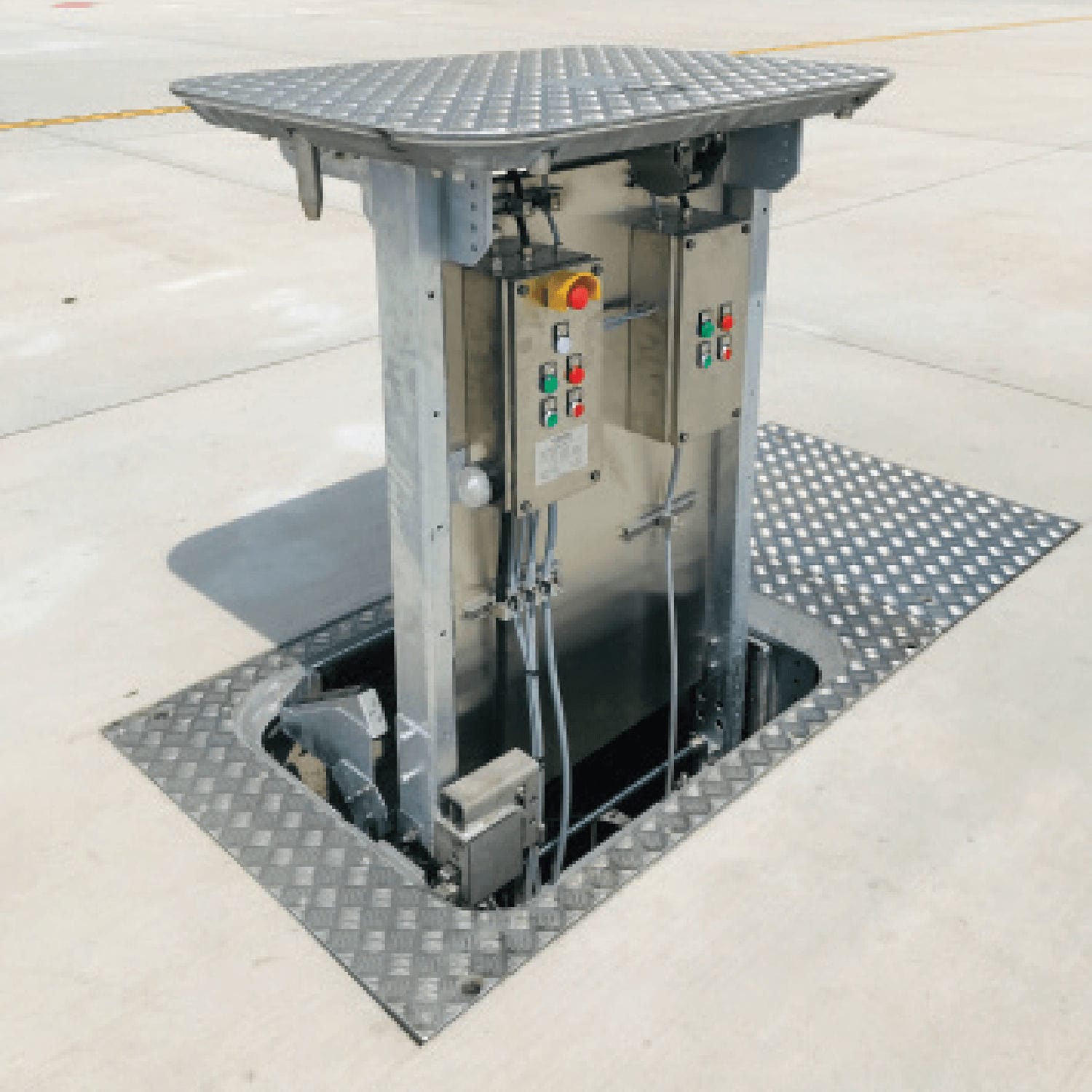 Hatch pit para grupo electrógeno de pista - POP-UP PIT SYSTEM ...