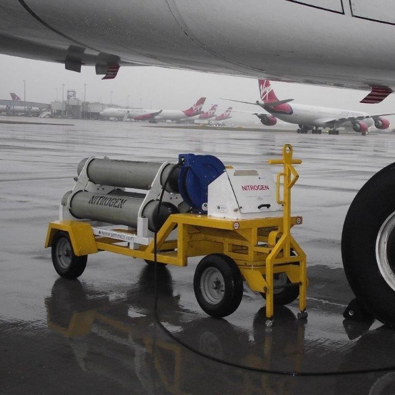 Carro para botellas de nitrógeno para aeropuerto - 804.410.13 - SEMMCO LTD