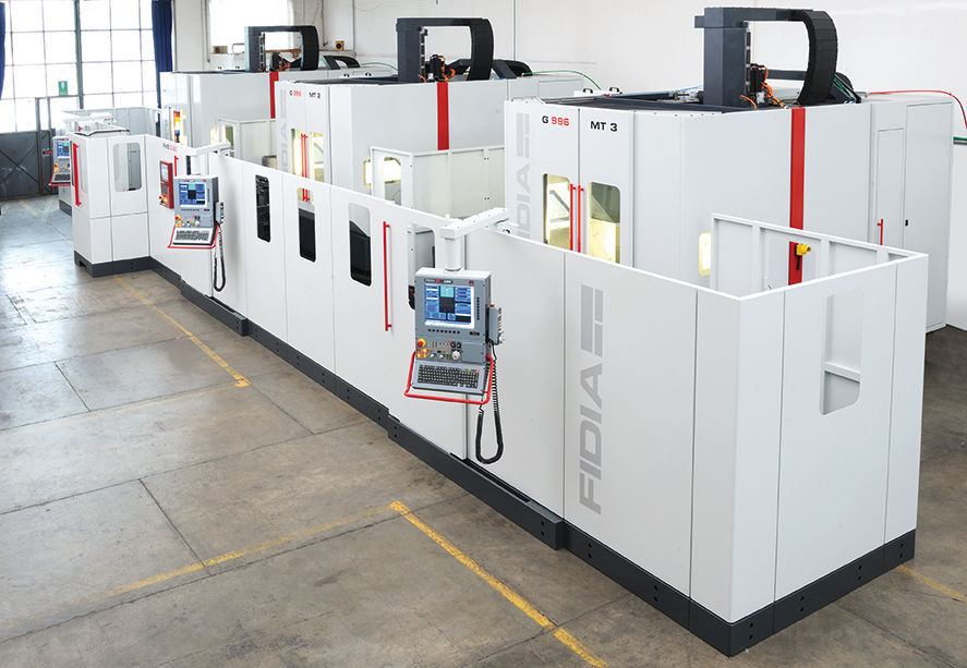 Fresadora CNC - FMS - FIDIA SPA - vertical / para la aeronáutica / 5 ...