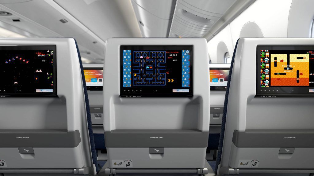 Pantalla para cabina de avión para el entretenimiento a bordo - Gaming ...