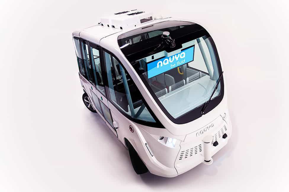 Autobús para aeropuerto - AUTONOM SHUTTLE - Navya - 15 pasajeros ...