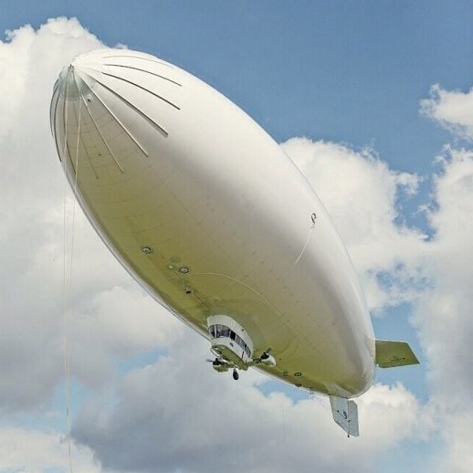 Dirigible rígido - Wörner - publicitario / de gas / híbrido