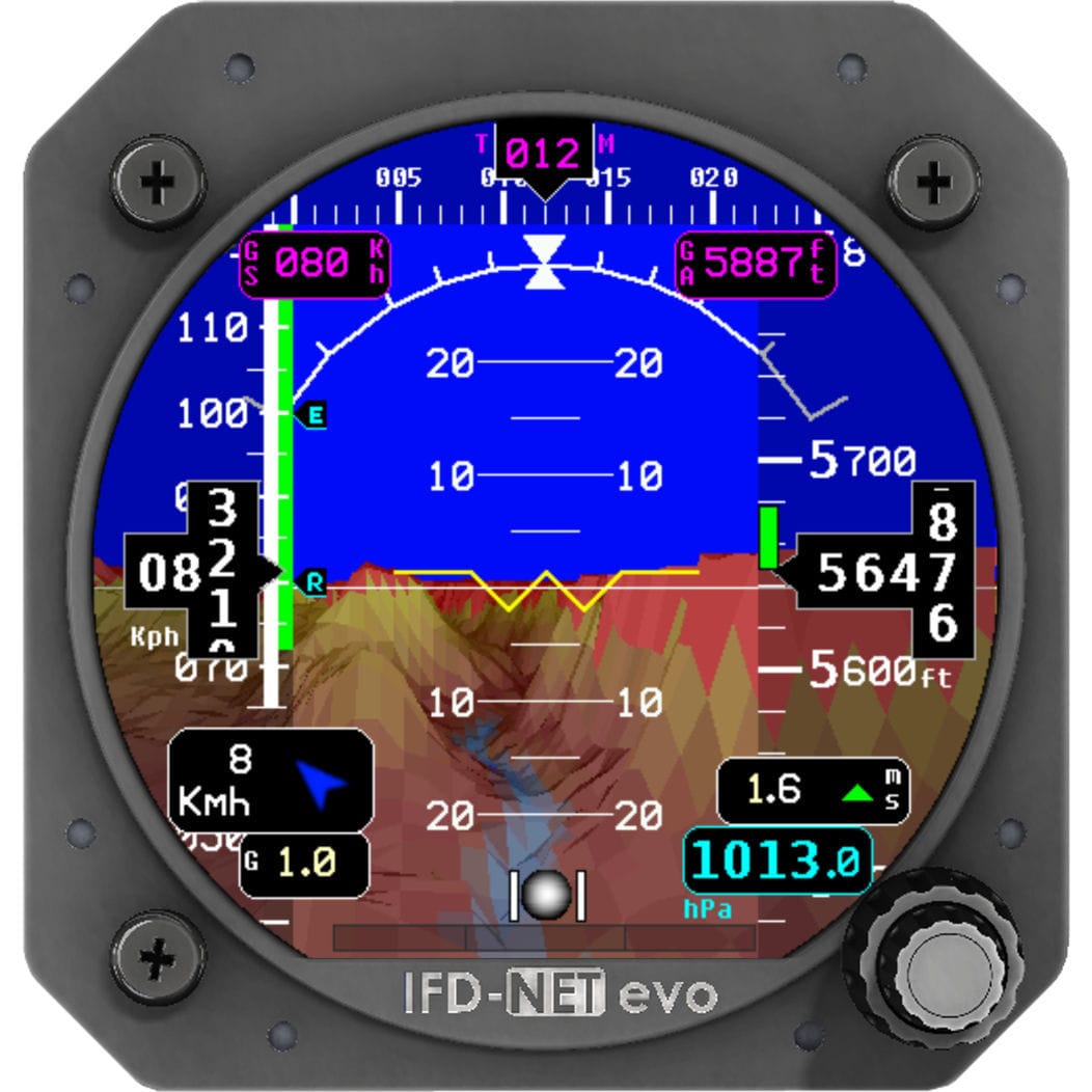 EFIS - EVO PLUS - M.A.V. AVIONIC SRL - pantalla de navegación / para avión