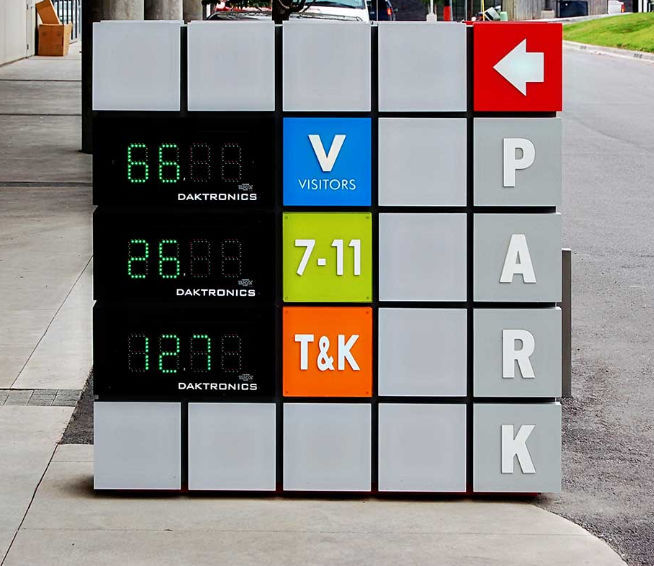 Pantalla para fila LED - DF-2053 - Daktronics, Inc. - de pared / para ...