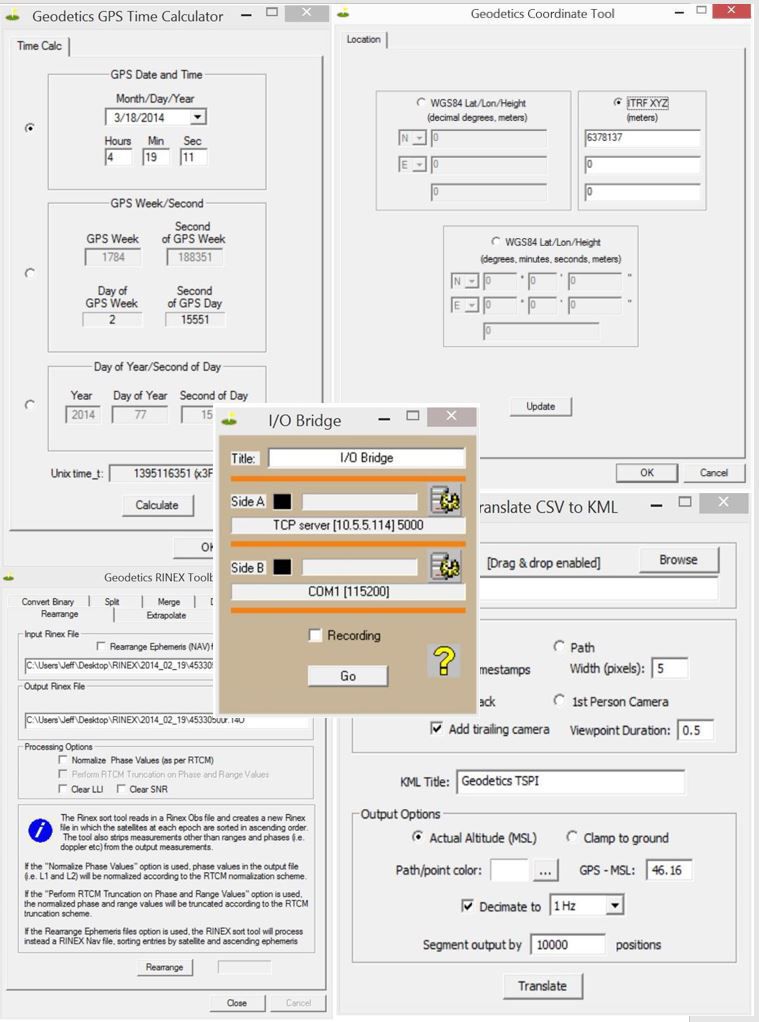 Software GPS - Geo-Toolbox - Geodetics, Inc. - para dron