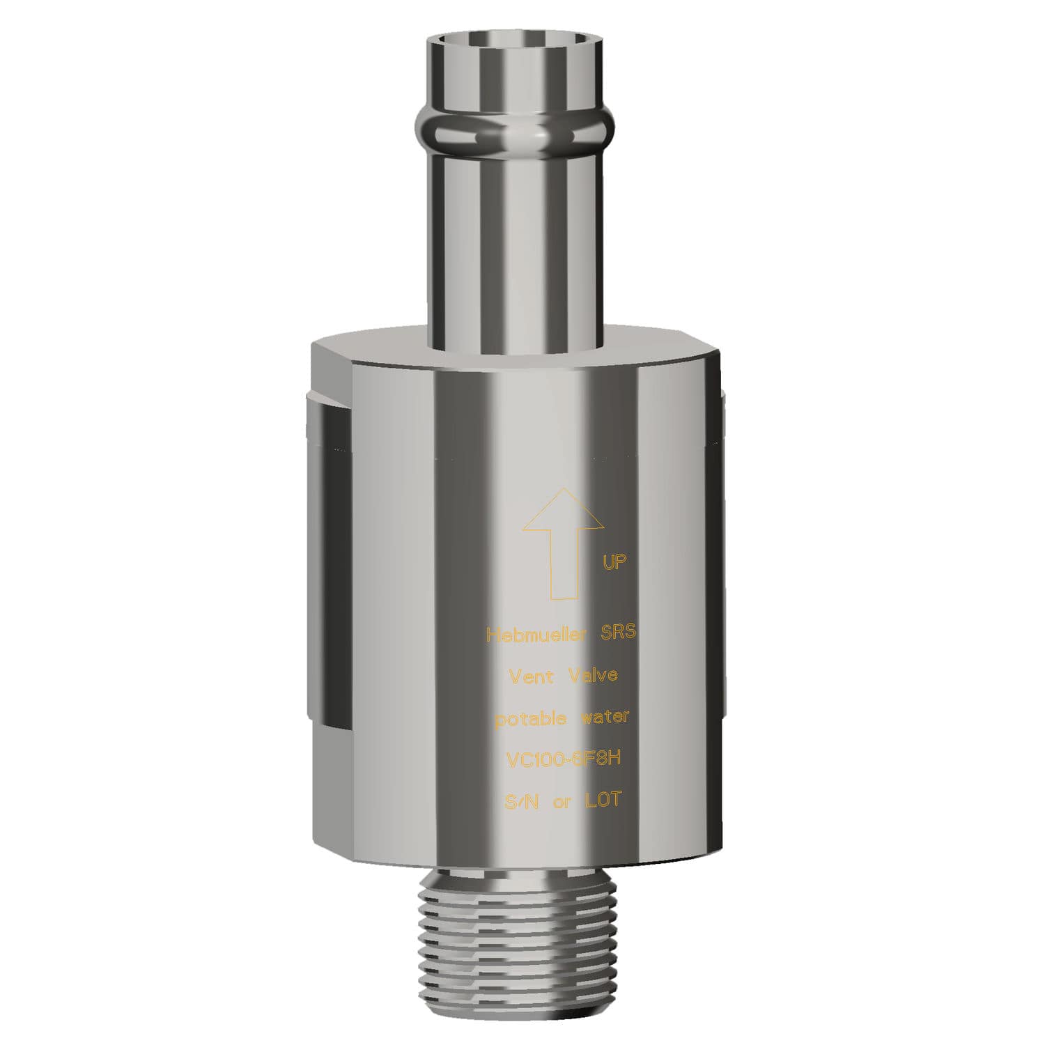 Válvula para agua potable - VC100-6F8H - Hebmüller Aerospace - para ...