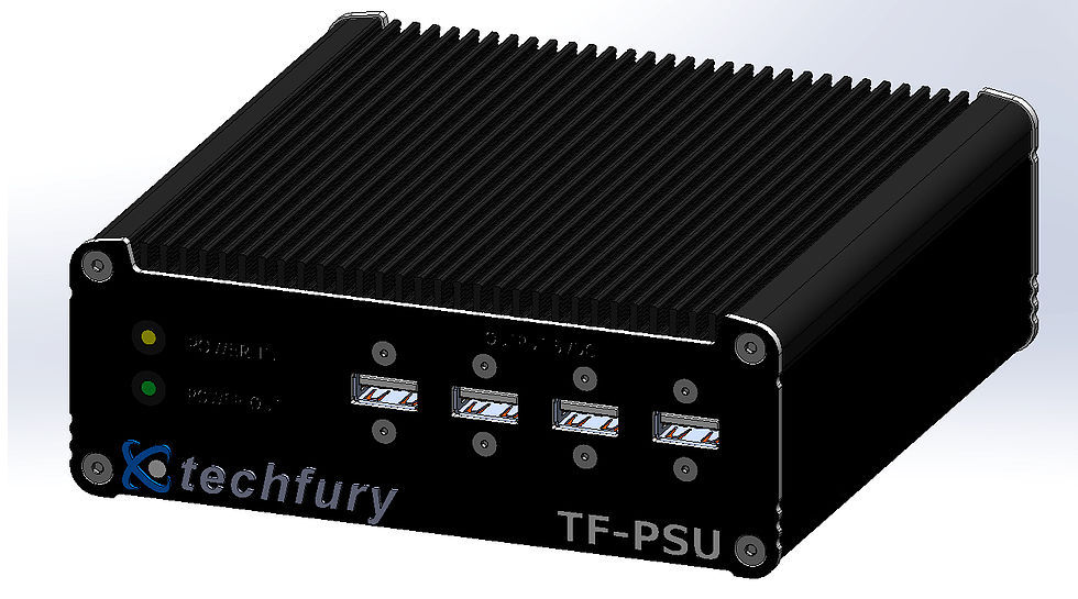 Alimentación eléctrica para avión - TF-PSU-60W - Techfury Video Systems ...