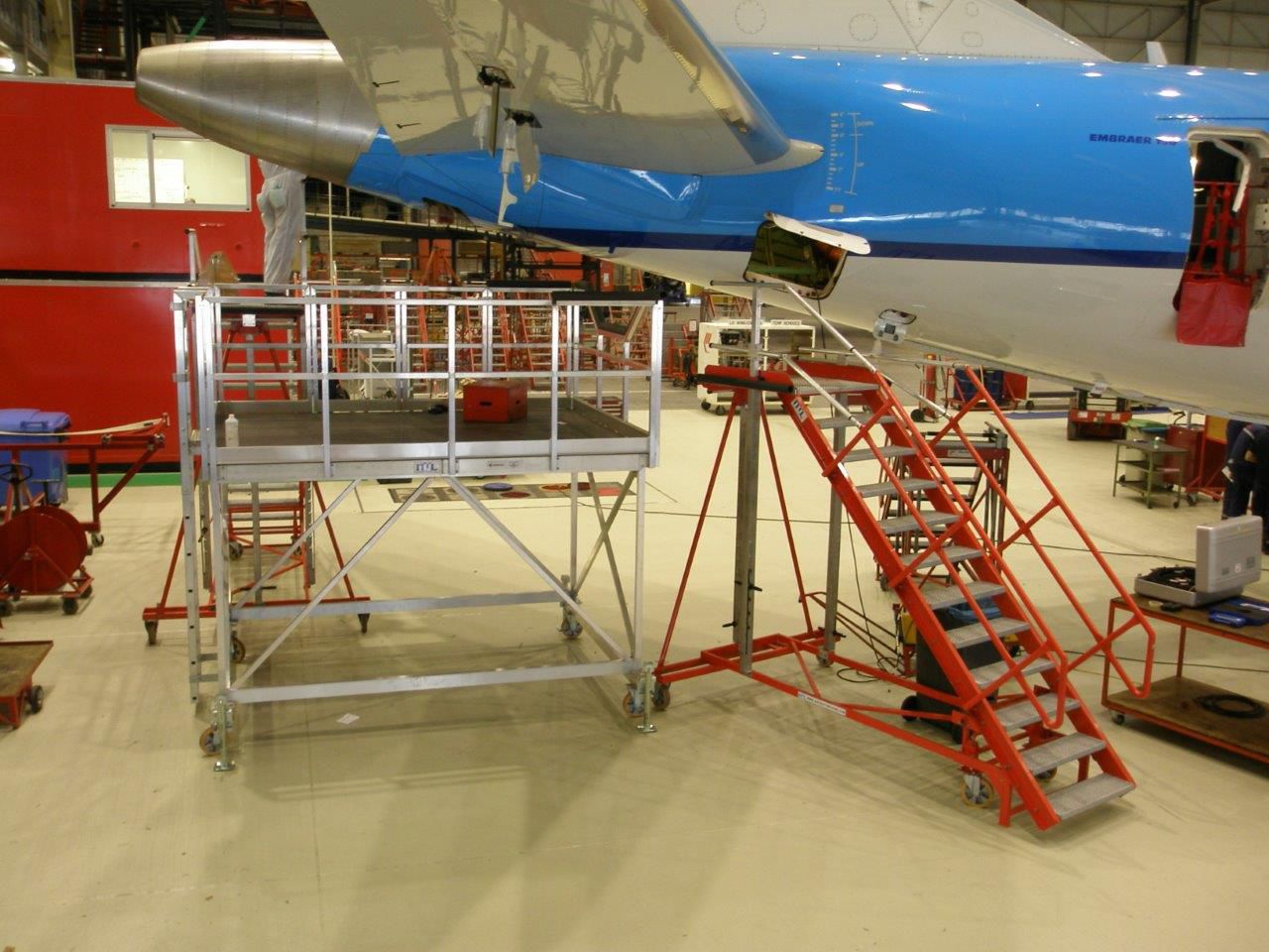 Dock aéronautique pour avion - NIJL AIRCRAFT DOCKING B.V. - mobile / 1