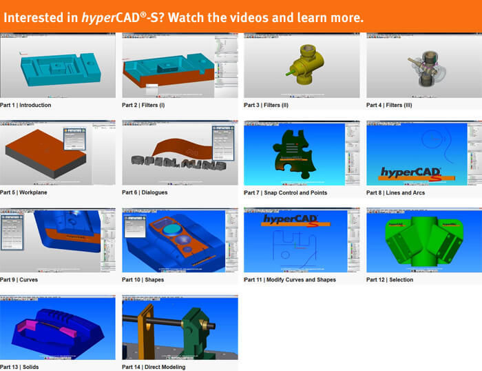 Logiciel de CAO - hyperCAD-S CAD - OPEN MIND TECHNOLOGIES AG - pour l'aéronautique / de process / 3D