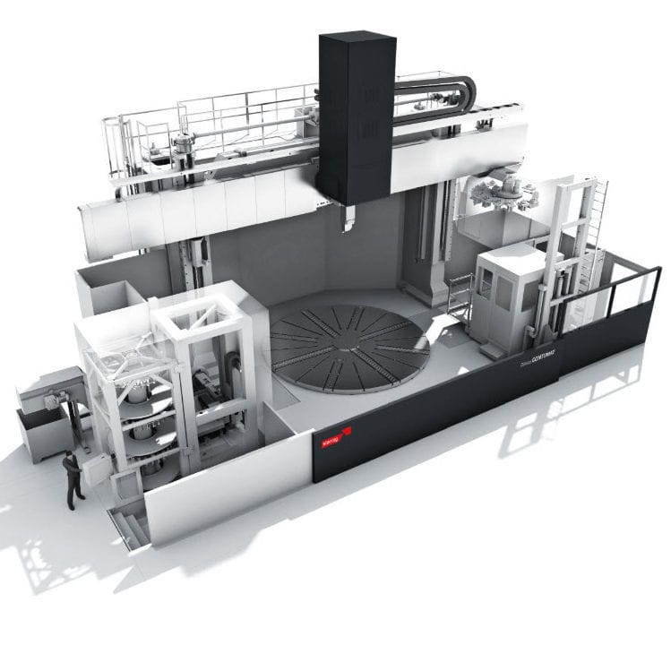 Machine de tournage verticale - Dörries CONTUMAT VC 3500 - STARRAG AG ...