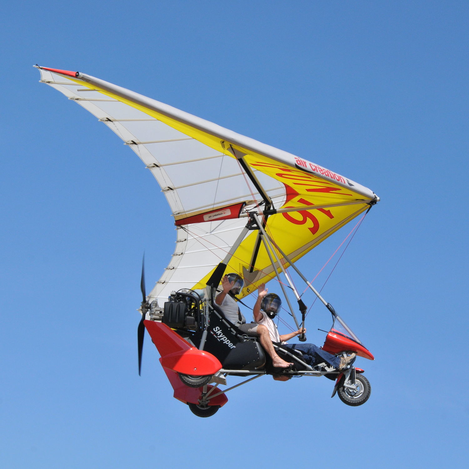 Avion pendulaire biplace - iFun 16 - Skypper582 - AIR CREATION - à ...