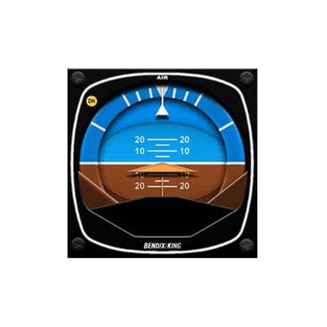 Attitude indicator analogique - KI 256 - Bendix/King by Honeywell