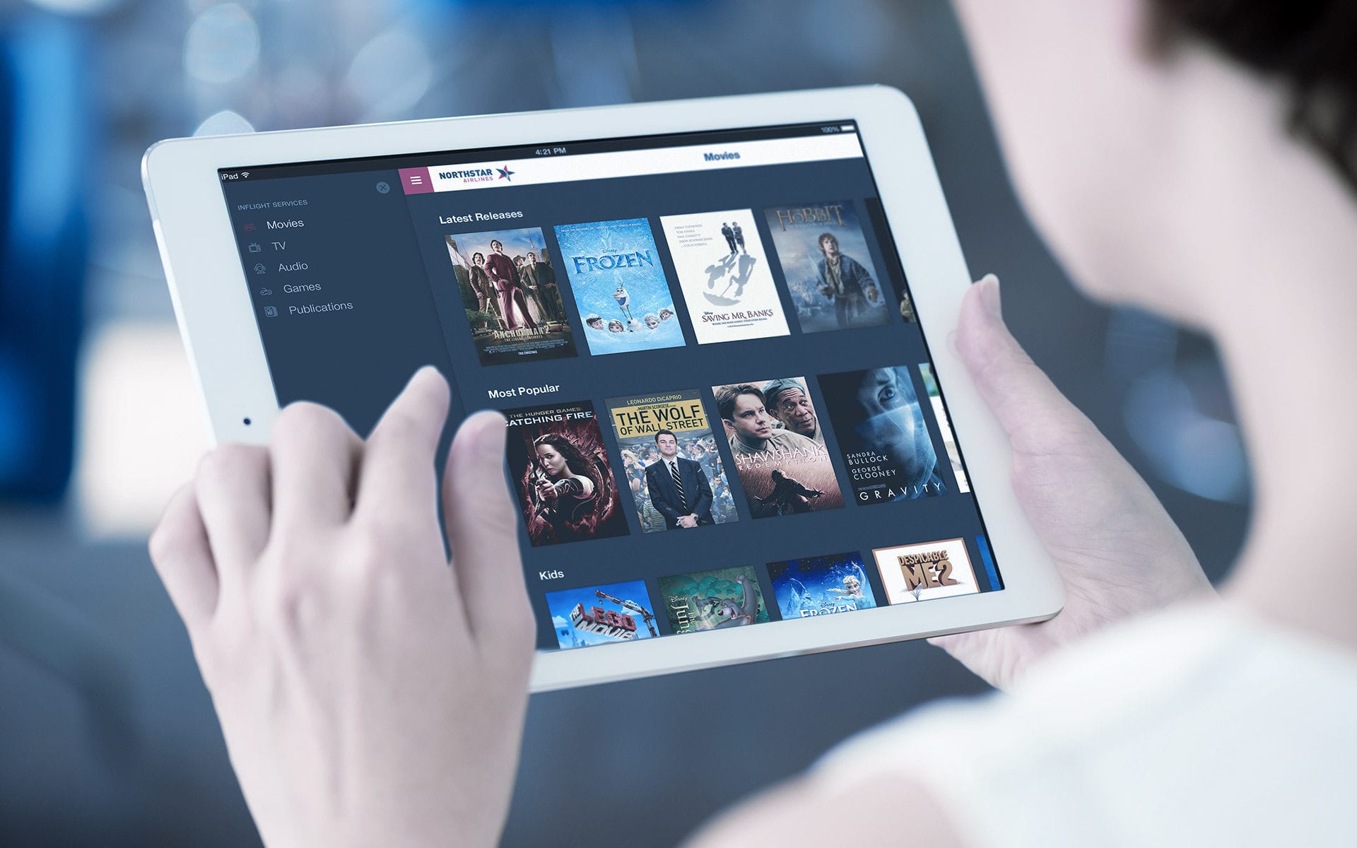 Divertissement en vol pour avion de ligne - Inflight Dublin