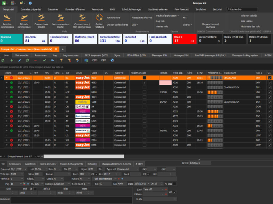 Logiciel AODB - INFOPAX AODB - RESA Airport Data Systems - de sécurité ...