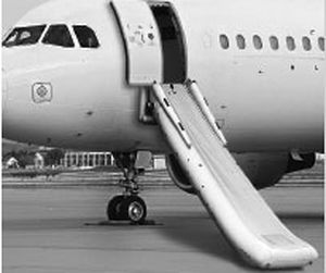 Toboggan d'évacuation pour avion - ES-320F - EAM WORLDWIDE - une voie