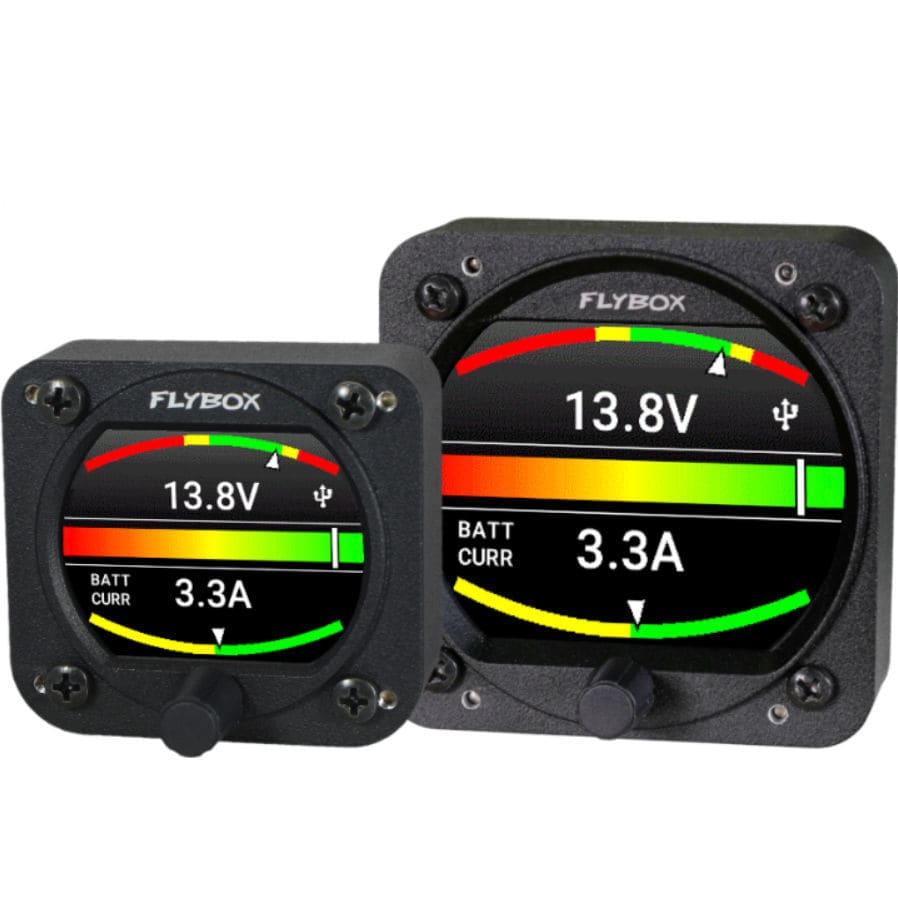 Voltmètre embarqué - Omnia VOLT-AMP series - Flybox Avionics - pour aéronef