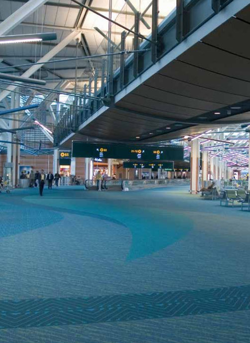 Moquette pour aéroport - Antron Carpet Fiber - en laine / en nylon