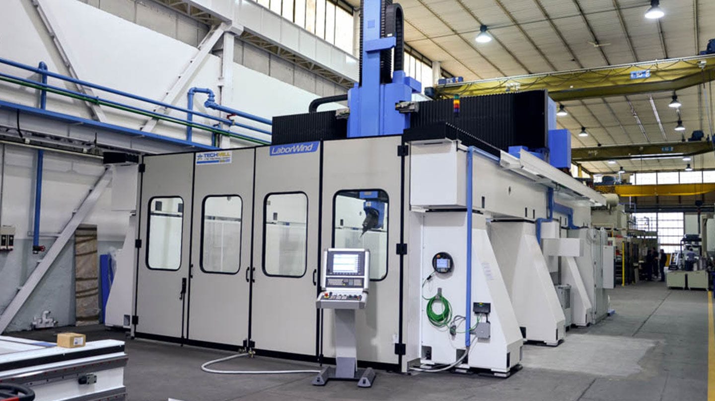 Centre d'usinage 5 axes - LABORWIND - COMI S.p.A. - vertical / pour l ...