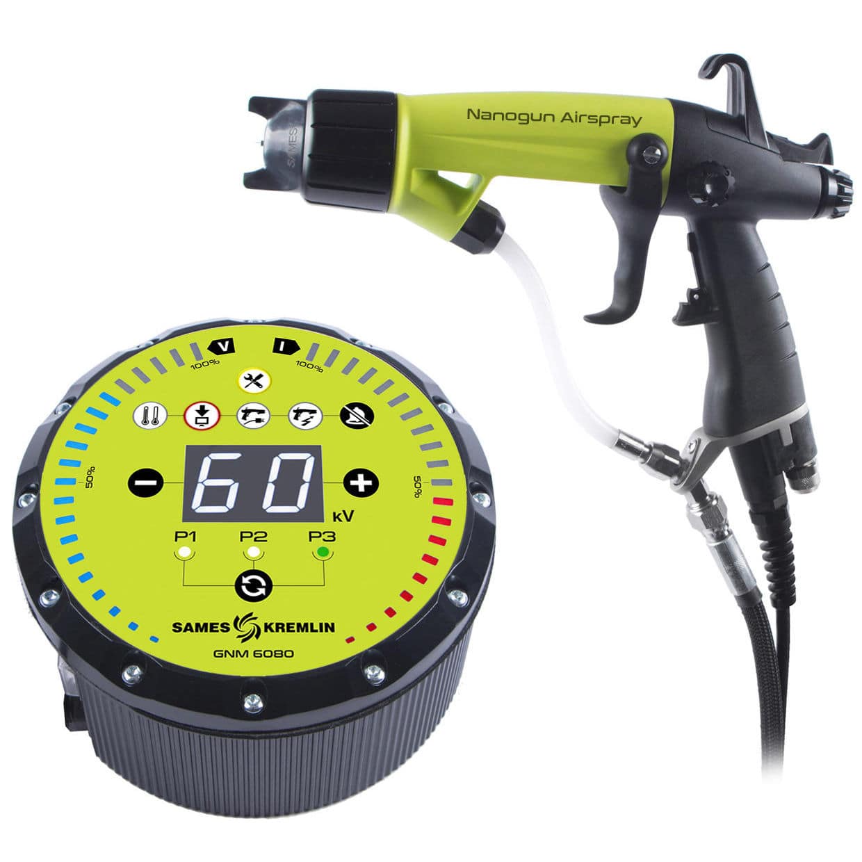 Pistolet à peinture manuel - NANOGUN AIRSPRAY - SAMES KREMLIN - HVLP ...