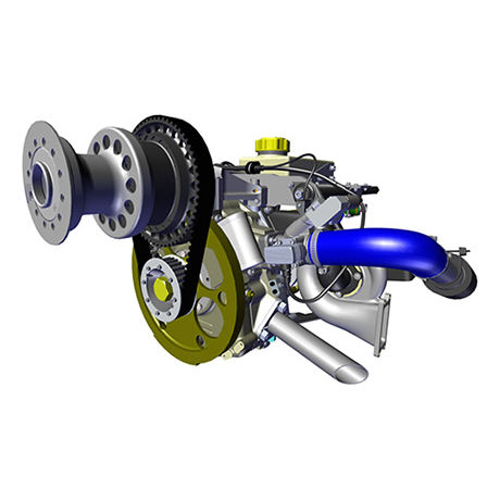 Moteur Wankel 25 - 50kW - AR801R - UAV Engines Ltd. - 25kg ...