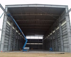 Hangar pour avion - JetBlue - Heavy Structures - ouvert / pour aéroport
