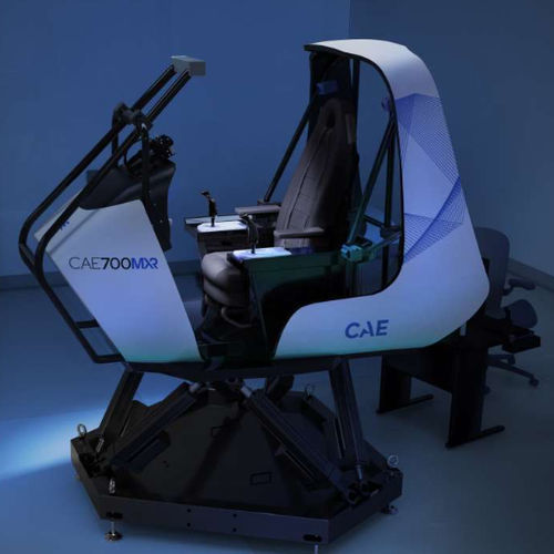 Cabine de simulation de vol - 700MXR - CAE - d'entraînement / en cockpit