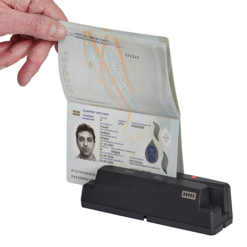 Lecteur de documents pour passeport - OCR316-E - HID - pour carte d ...