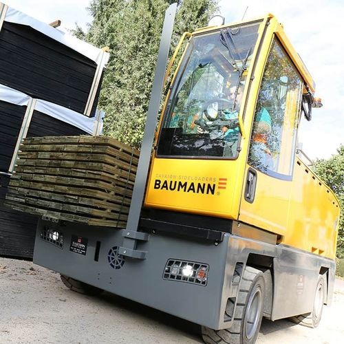 Chariot élévateur électrique - ELX series - Baumann Srl - à conducteur ...