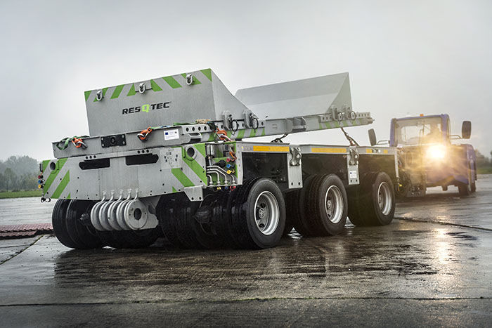 Aircraft transporter - RESQTEC - for airport / for the aerospace industry