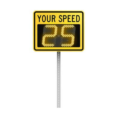 Information sign - SPEEDCHECK-12 - CARMANAH TECHNOLOGIES - static / for ...