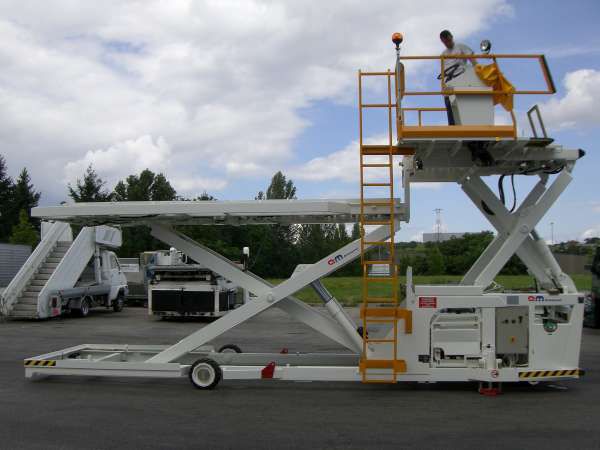 Scissor high loader - LAM 3500 DP/8 - CIMC AIR MARREL SAS - freight ...