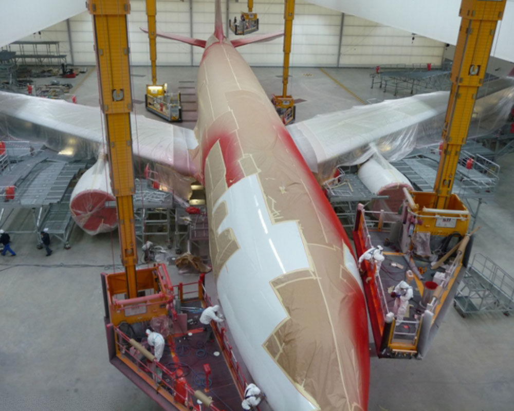 Fuselage access platform - CTI SYSTEMS S.A. - nose / tail / movable