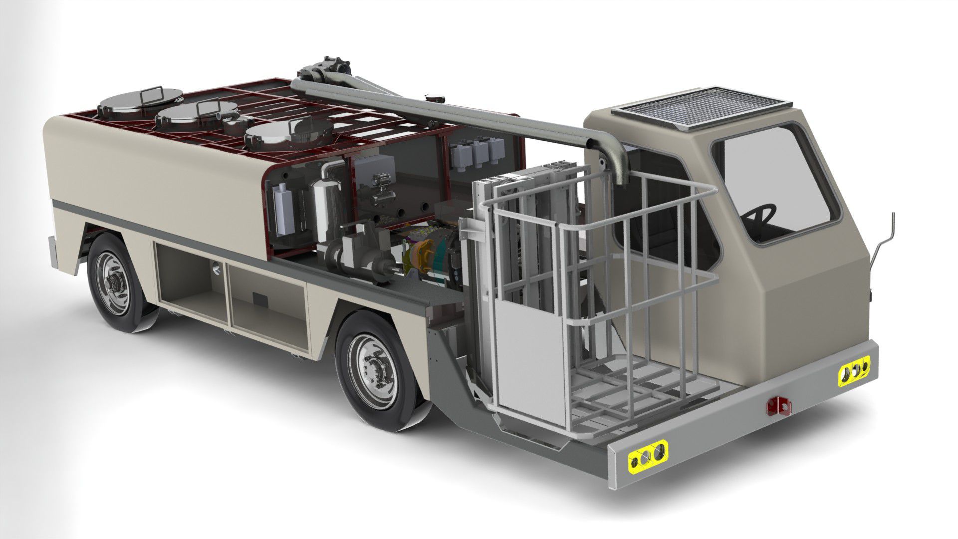 Self-propelled potable water truck - SW3000 - DENGE AIRPORT EQUIPMENT ...