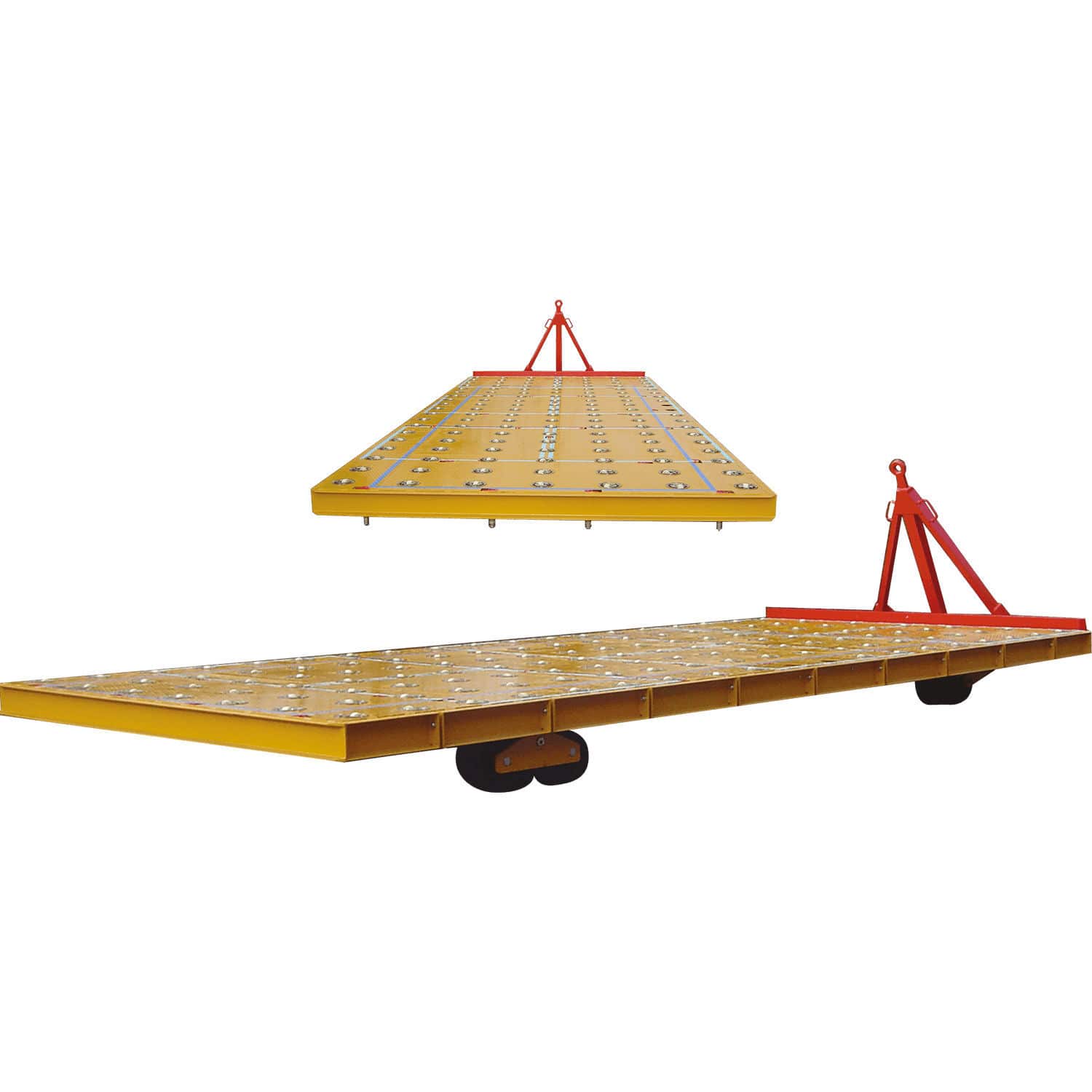 Pallet dolly - PD-2FCS - DENGE AIRPORT EQUIPMENT - 2-axle / for air ...
