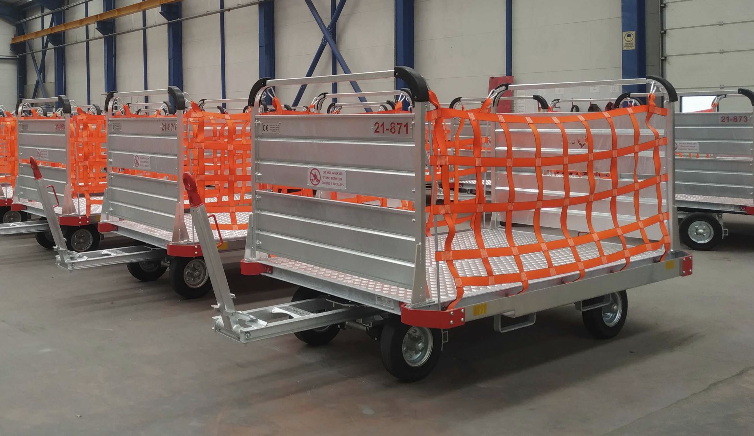 Airport terminal baggage cart - BA-250W - DENGE AIRPORT EQUIPMENT - for ...