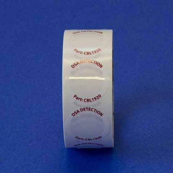 Airport label - CBL1920 - DSA DETECTION LLC