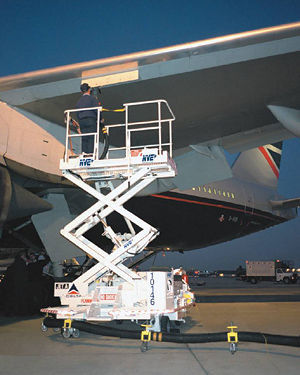 Towed hydrant cart - NVE Millennium - FLUID TRANSFER INTERNATIONAL LTD.