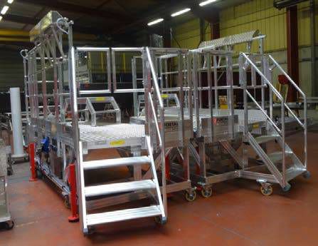 Aeronautic fuselage dock - ec120/130 - FORTAL