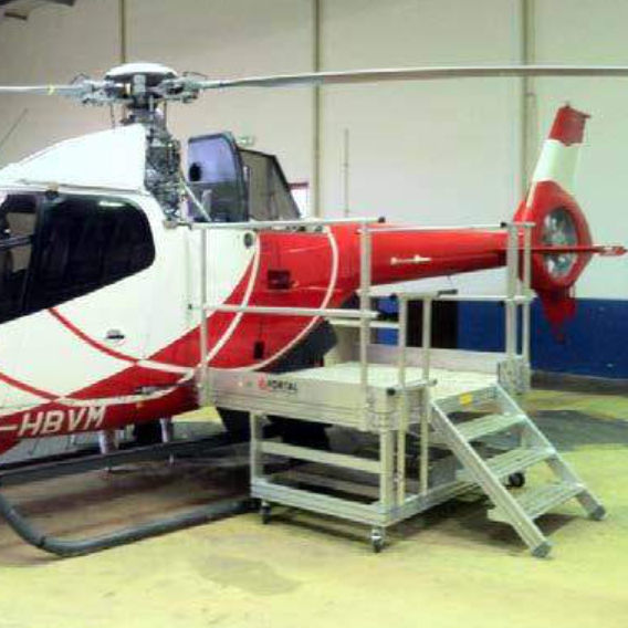 Runway stepladder - FORTAL - maintenance / fueling / for helicopter