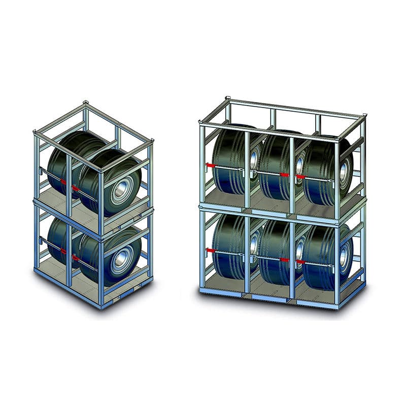 Multi-level storage system - FRANKE-AEROTEC GMBH - for wheels / for ...