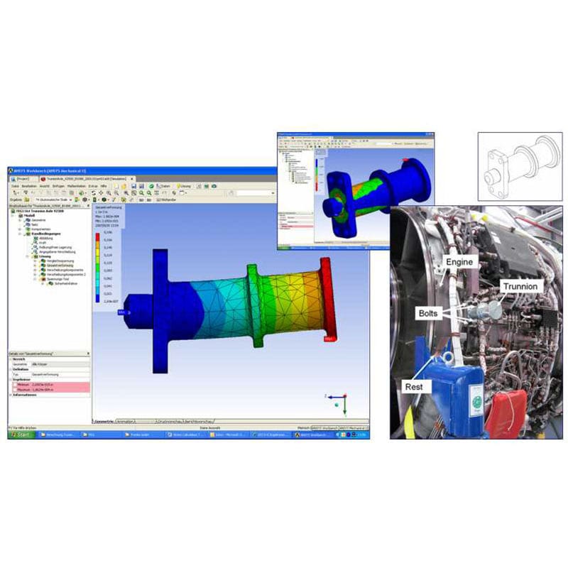 Calculation software - FRANKE-AEROTEC GMBH - simulation / for aeronautics